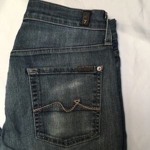 7 For All Mankind | Jeans | 7fam Med Wash Straight Leg Sz 3 | Poshmark
